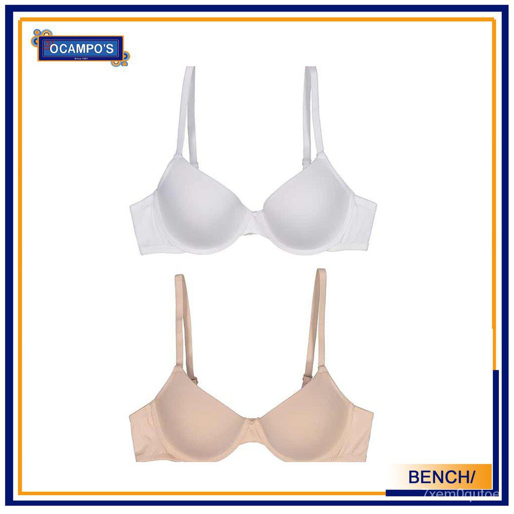BENCH/ 2-in-1 PUSH UP BRA (BEIGE&WHITE) oFAf | Shopee Philippines