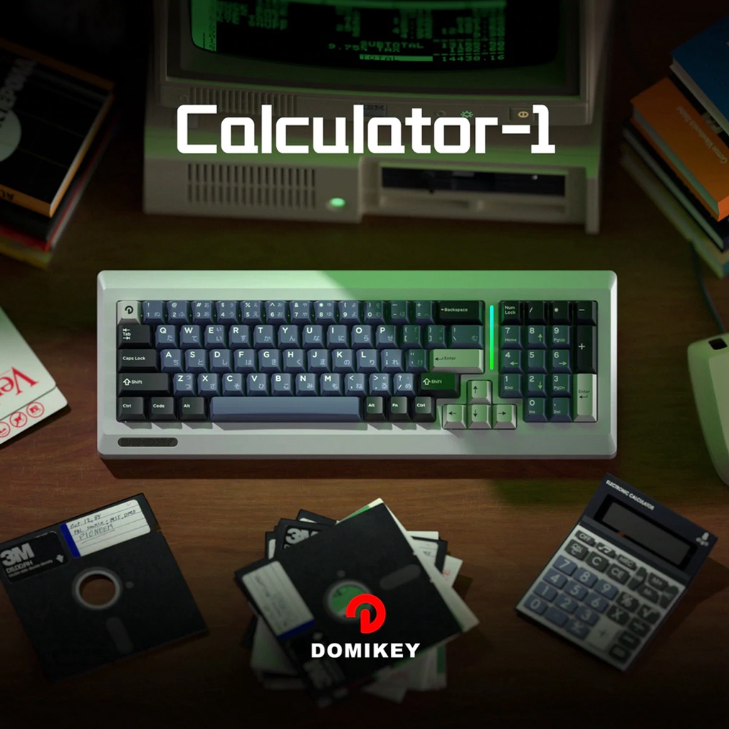 DOMIKEY CALCULATOR CHERRY PROFILE ABS DOUBLESHOT KEYCAP FOR MX KEYBOARD ...
