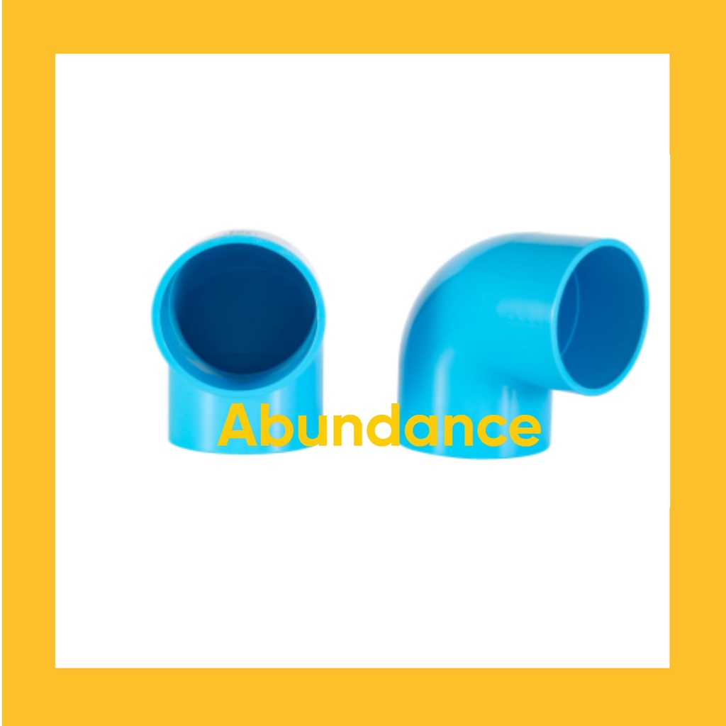 PVC BLUE ELBOW SIZES (1/2"-3/4"-1")/PVC BLUE PIPE FITTINGS | Shopee ...