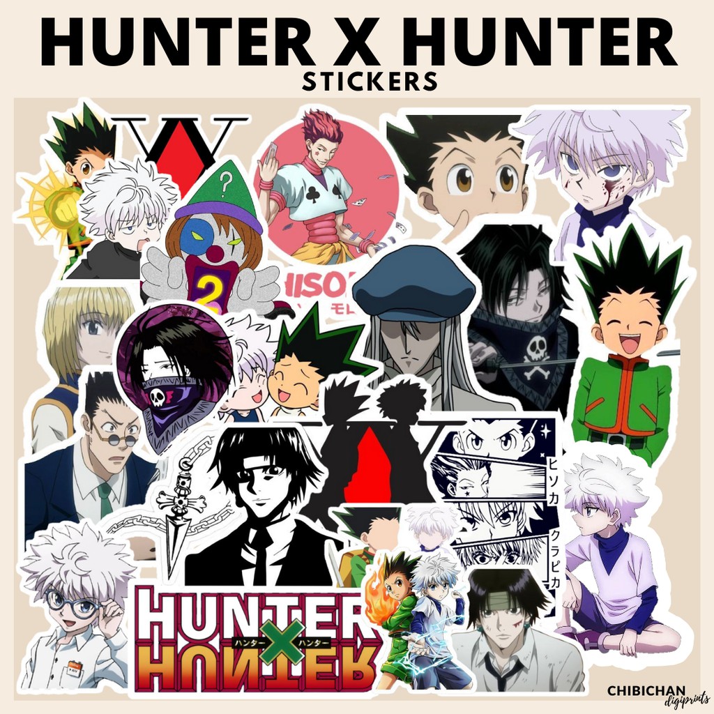 [𝐀𝐧𝐢𝐦𝐞 𝐒𝐭𝐢𝐜𝐤𝐞𝐫𝐬] Hunter x Hunter - waterproof stickers | Shopee Philippines