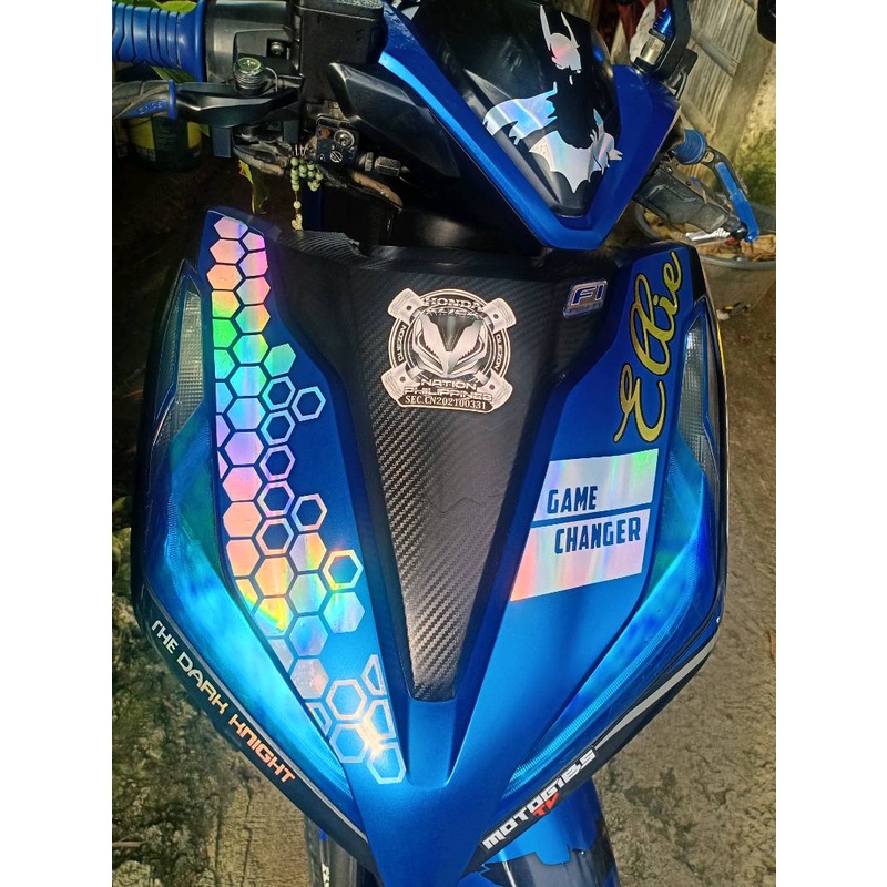 Honda Click Front Decals Honeycomb Sticker Decals | Shopee Philippines