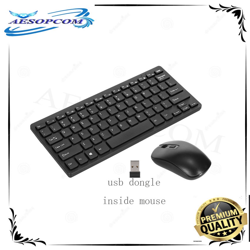 Wireless 2.4GHz Mini Keyboard and Mouse for pc laptop | Shopee Philippines