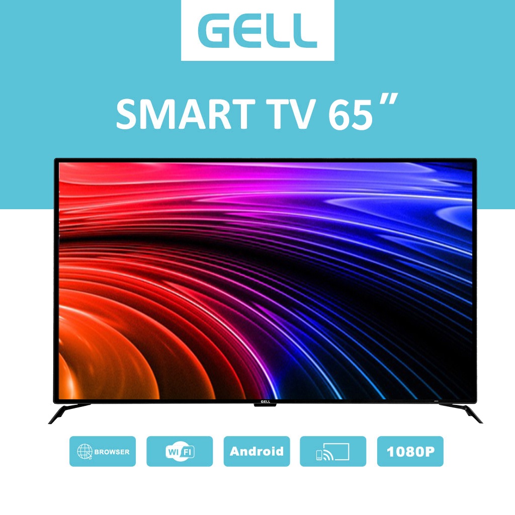 GELL 65 INCH Android TV Full HD smart flat screen 60 inches tv on sale ...