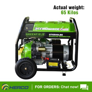 Greenfield Gasoline Generator 6.0KVA Electric AVR 420CC | Shopee ...