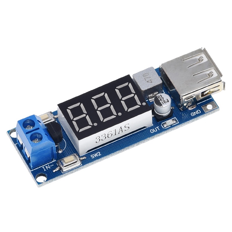 DC-DC 12V to 5V Step Down Power Supply Module 6V/6V/12V/15V/24V/36V to ...