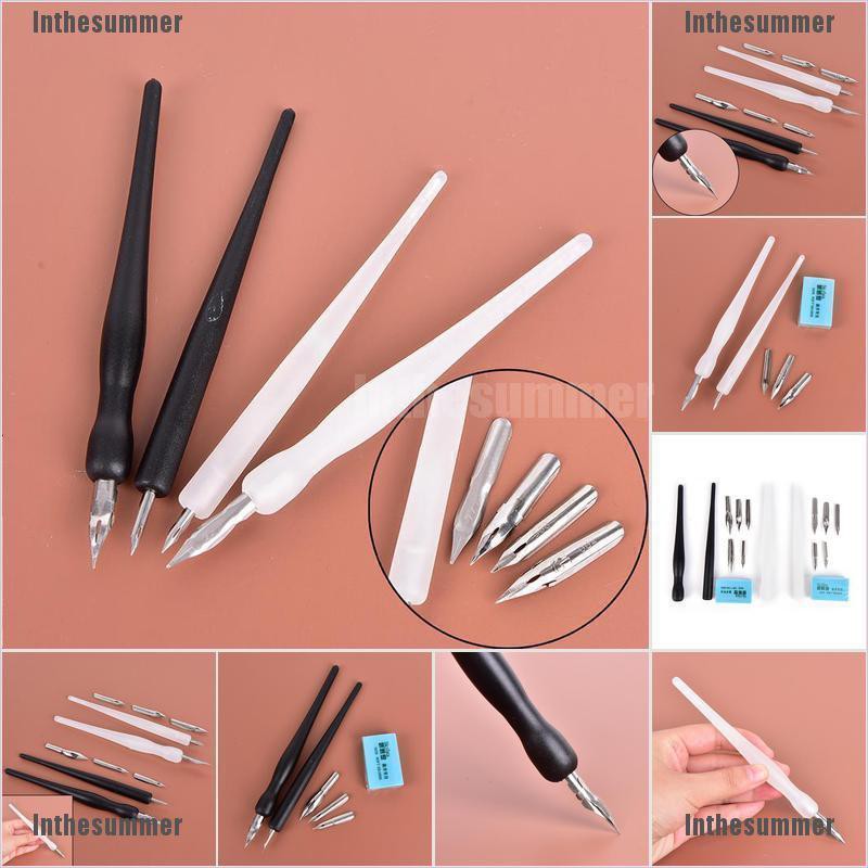 Inthesummer Manga Pen Dip Pen Set Manga Comic Pro Drawing Kit Anime Nib ...