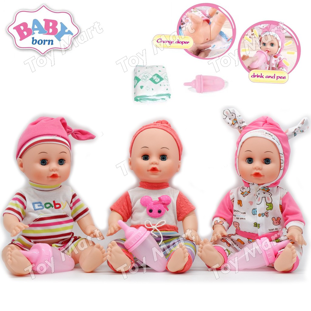 Baby Alive Boy Doll High Quality Baby Boy Dolls w/ Diaper, Feeding ...
