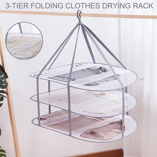 Sweater Drying Rack Hanging Clothes Hanging Dryer Laundry Mesh Drying ...