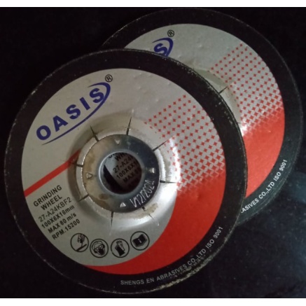 Oasis grinding disc for metal, 4 inches diameter, 6 mm thin, Premium ...