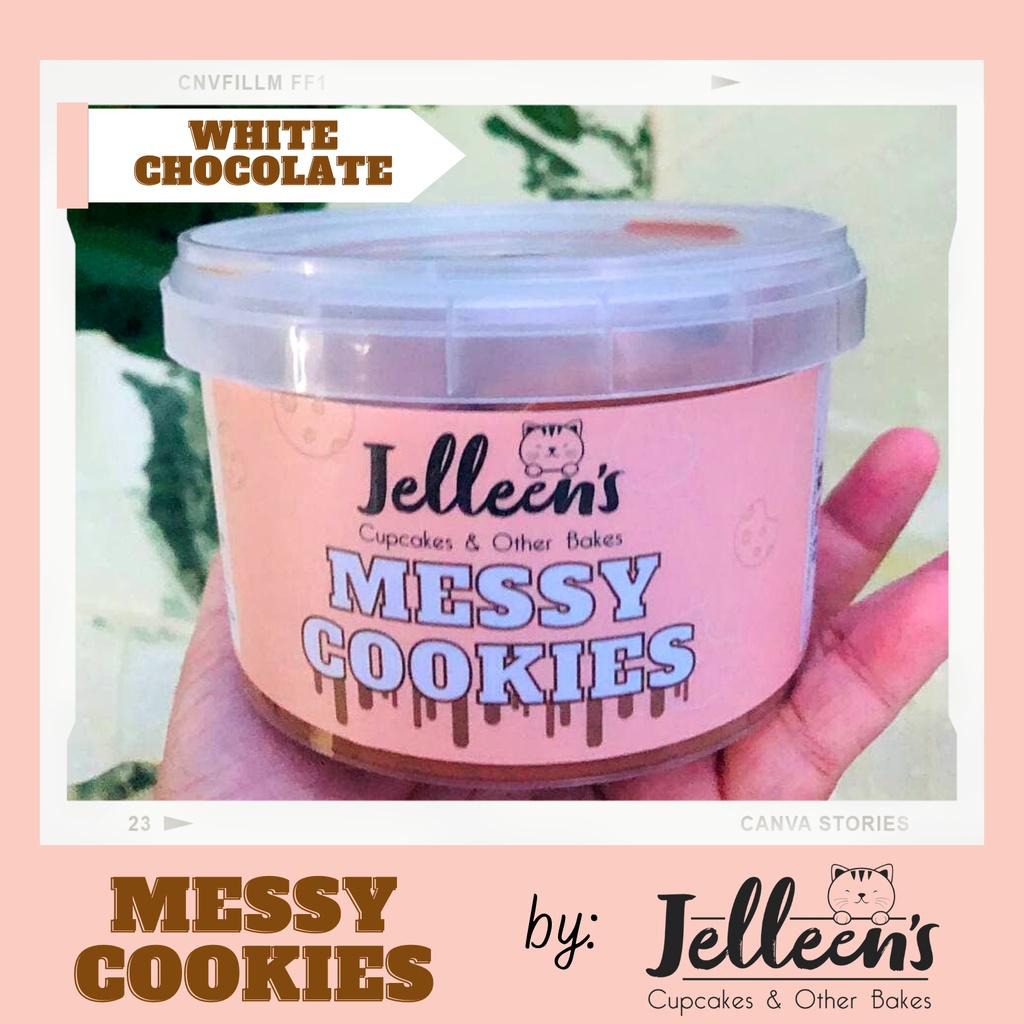 Messy Cookies Dark Chocolate (1 Jar) | Shopee Philippines