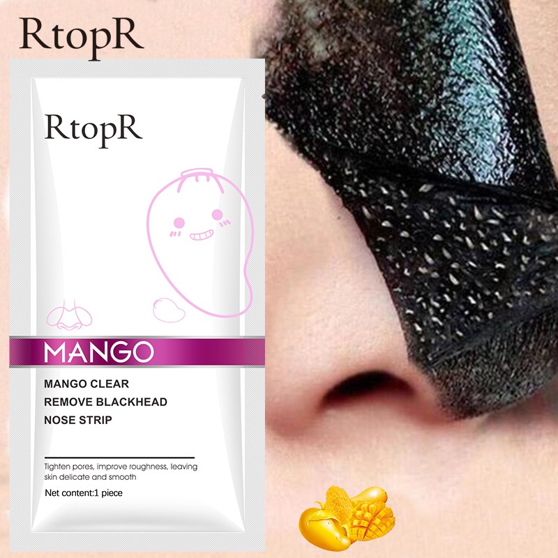 Rtopr 1pcs Mango Blackhead Remover Nose Mask Acne Treatment Pore Strip