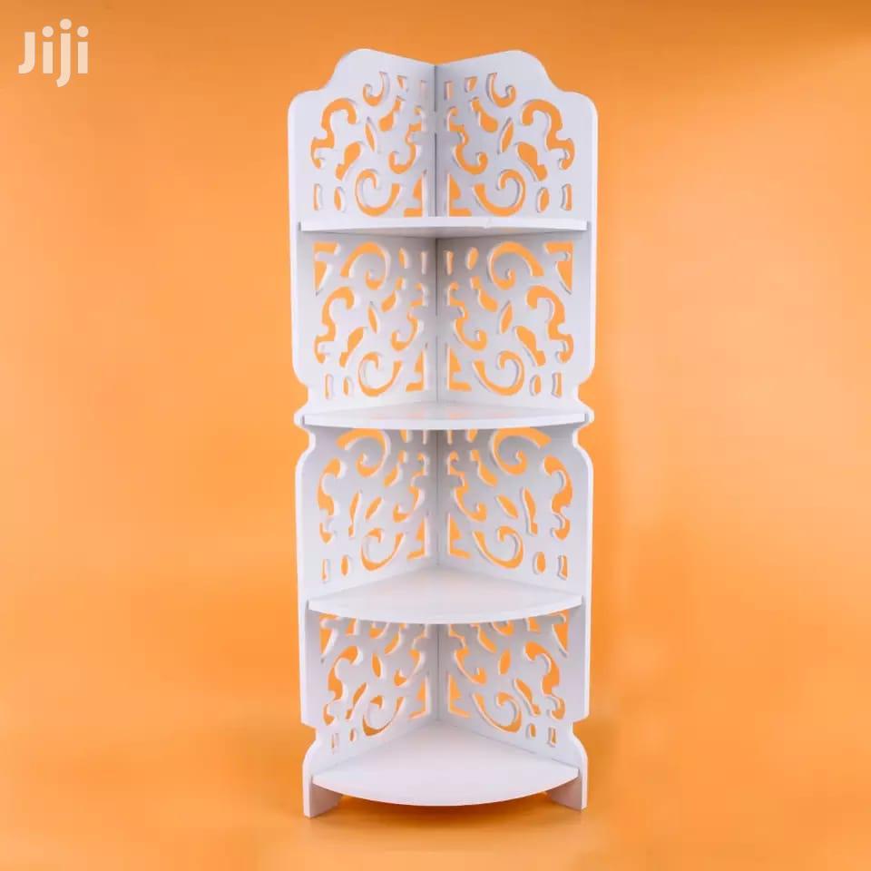 SOPHIA Corner Shelves Stand 4 Levels Vintage Corner Shelves Stand 4 ...