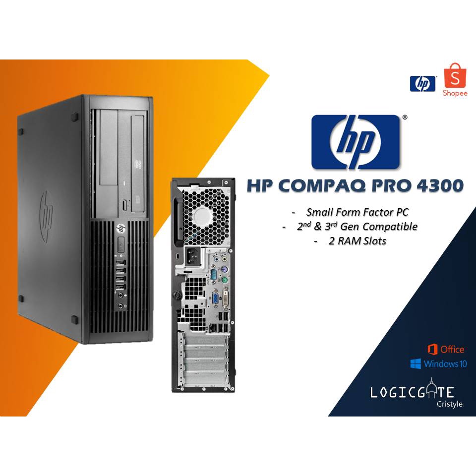 HP Compaq Pro 4300 BAREBONE No Processor/No Ram/No Hdd iNTEL2nd & 3rd ...