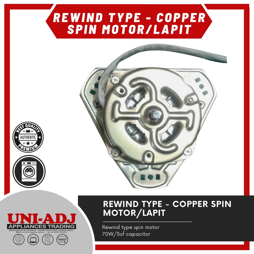 Rewind Type - Copper Spin Motor | Shopee Philippines