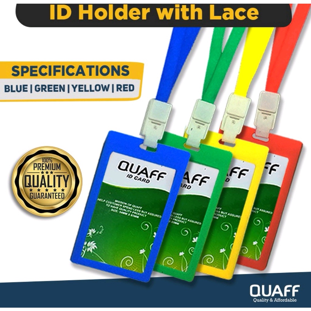 (20pcs) ID Holder with ID Lace Vertical & Horizontal ID Case w/ Lanyard ...