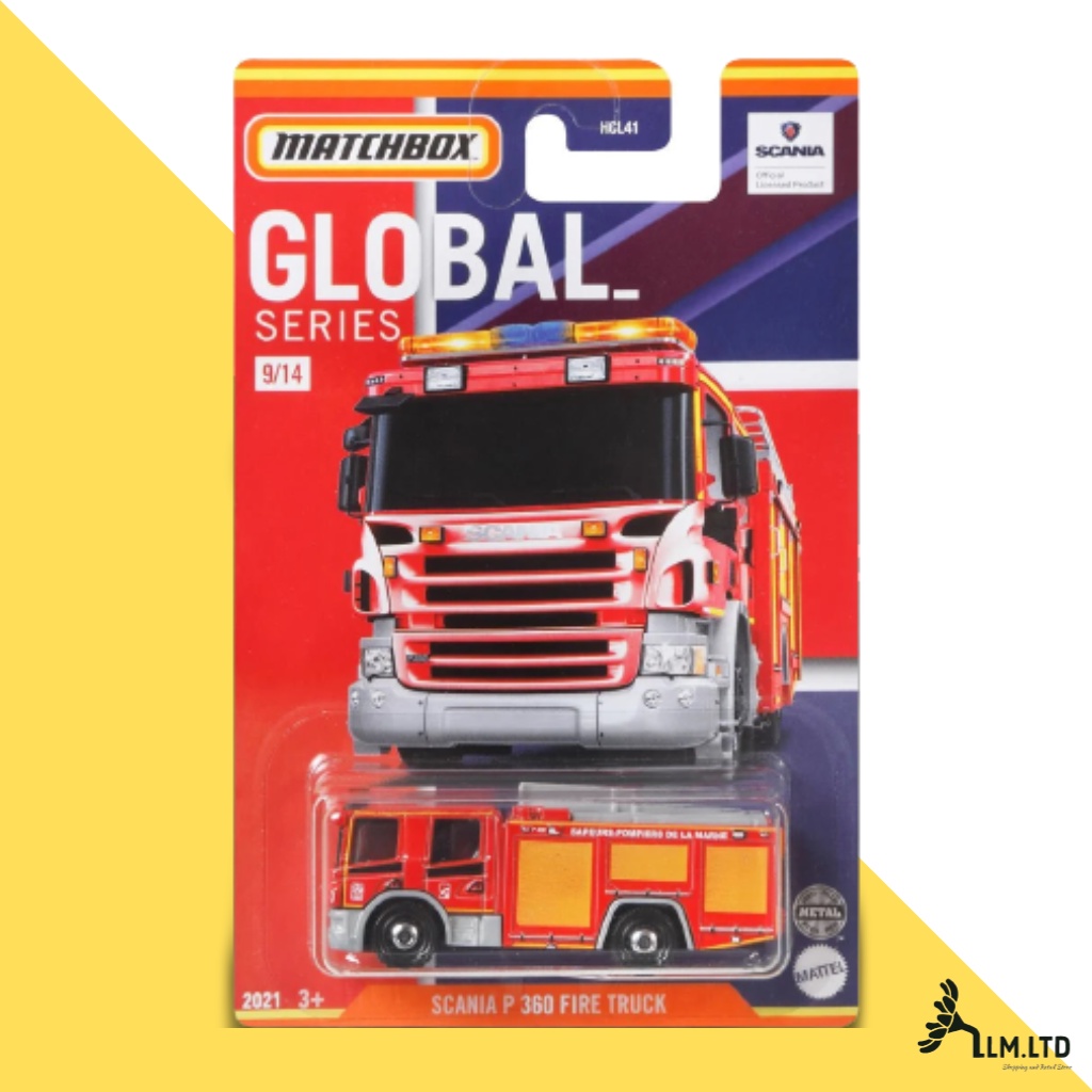 Matchbox: Global Series Scania P 360 Fire Truck (9/14) | Shopee Philippines