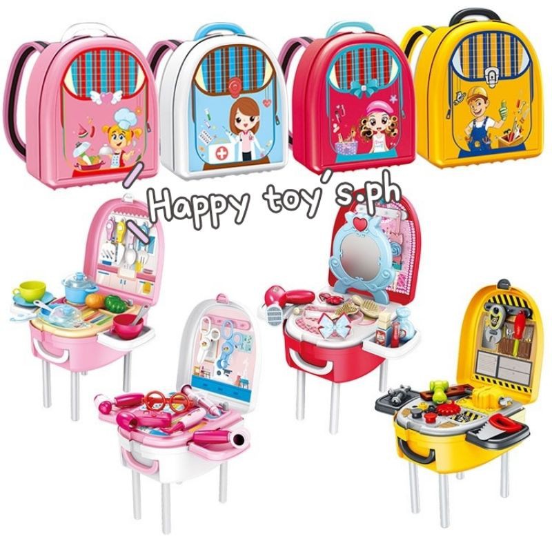 Happy Backpack Toy Set for Kids Simulation Toy | Shopee Philippines