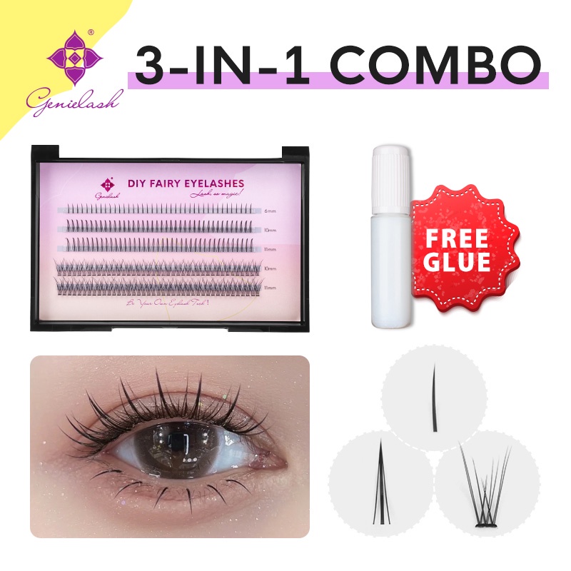 [Fast Delivery] Genielash Permanent Eyelash Extensions Set Barbie Style ...