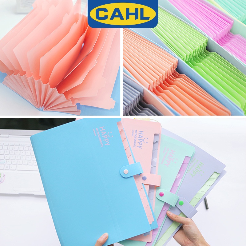 File A4 12 Pockets Expanding Accordion Clip File Folder / Document Bag ...