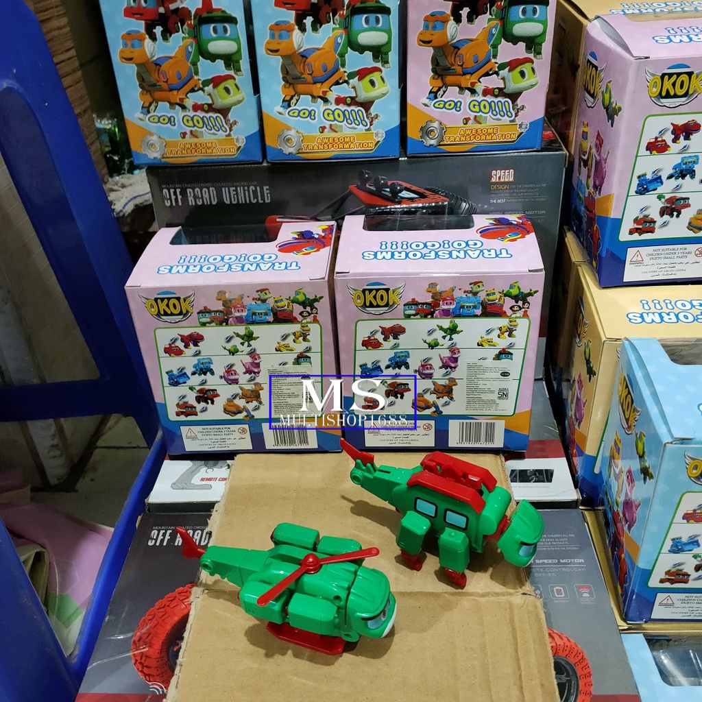 Multishop1688 GOGO DINO MINI TRANSFORMATION ROBOCAR SERIES-ORIGINAL ...