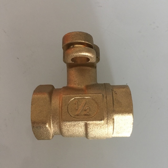 heavy duty Brass Ball Valve w/ Lock 1/2 for Water Meter Copper Gate Valve Water Meter Front ...