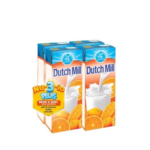 Dutch Mill Yoghurt Drink Orange Juice 180mL x 4pcs | Shopee Philippines