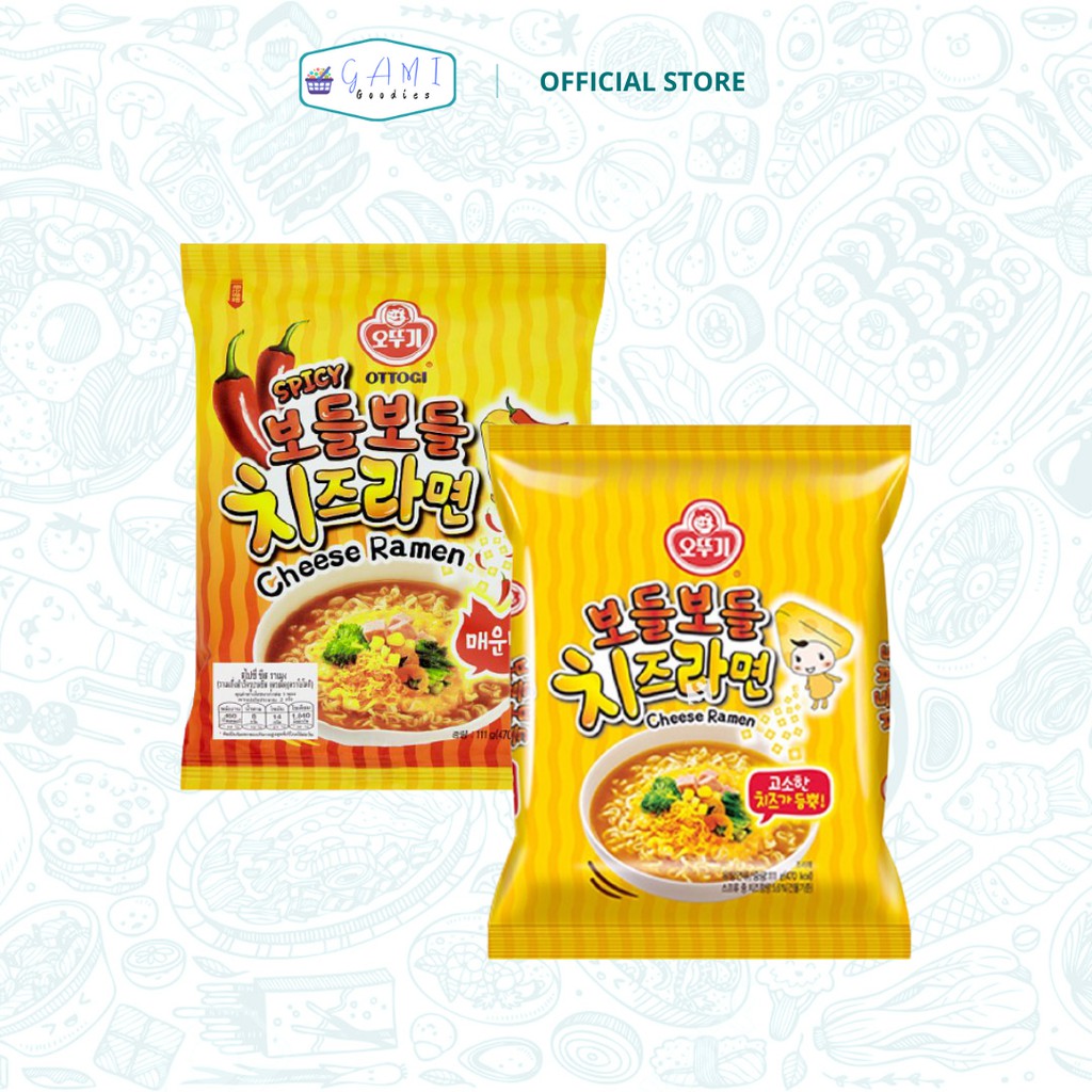 Ottogi Cheese Ramen Mild and Spicy - 111g | Shopee Philippines
