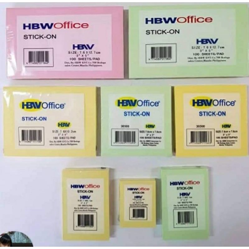 Sticky Notes (W/ DIFFERENT SIZES) | Shopee Philippines