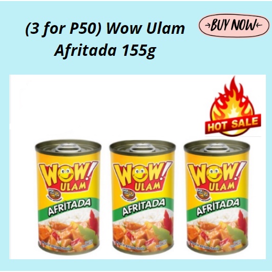 (3 for P50) Wow Ulam Afritada 155g | Shopee Philippines