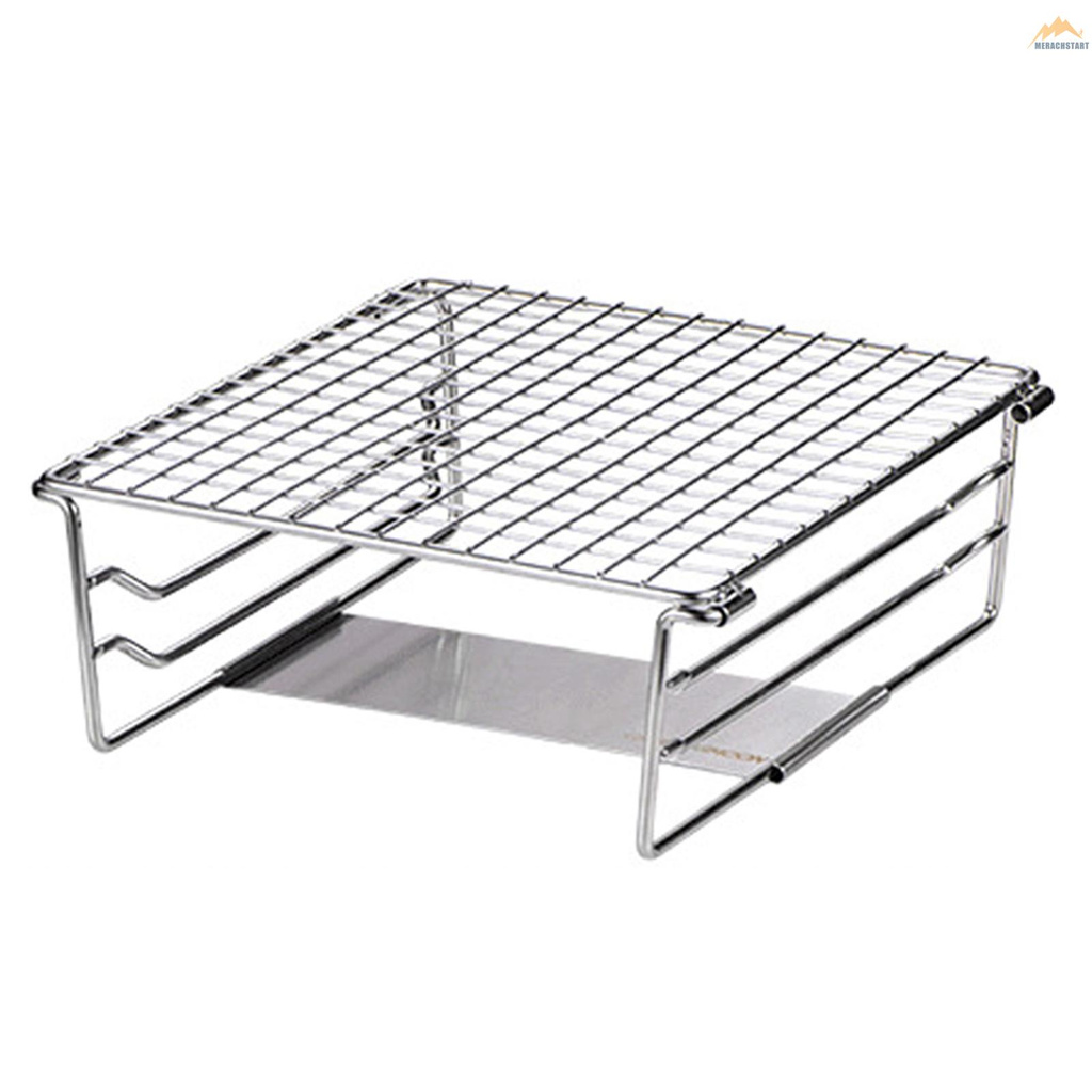 Mini Grill Rack Folding Stove Grill Support Holder Heating Bracket with ...