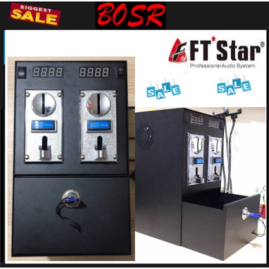 Coinslot Box | Piso net Dual Coin slot Metal Box | FOR PISONET ONLY NOT ...