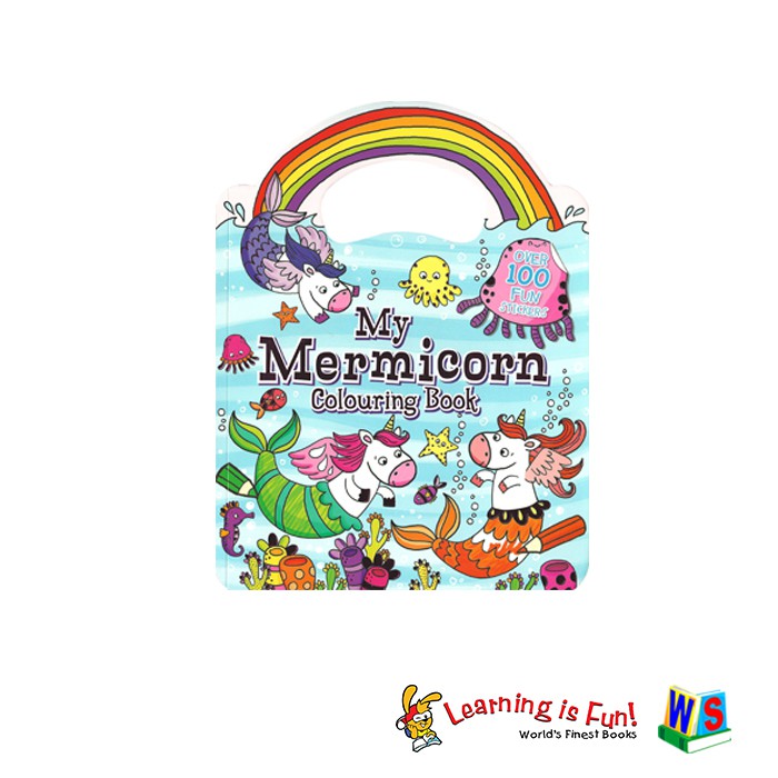 WS ULTIMATE SHAPED COLORING BOOK-MERMICORN | Shopee Philippines