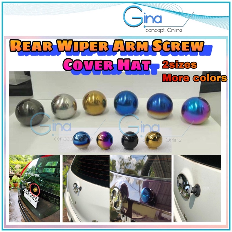 Rear Wiper Cover Knob Cap Universal Ball wiper Perodua Viva Myvi Alza ...