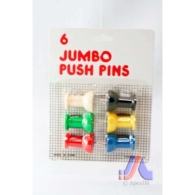6 JUMBO PUSH PINS ( 6pcs /pack) | Shopee Philippines
