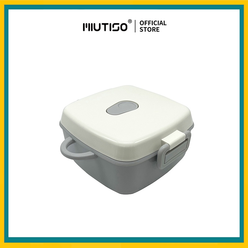 Miutiso Lunch Bento Box Food Storage Vented Lids Plastic Microwave ...