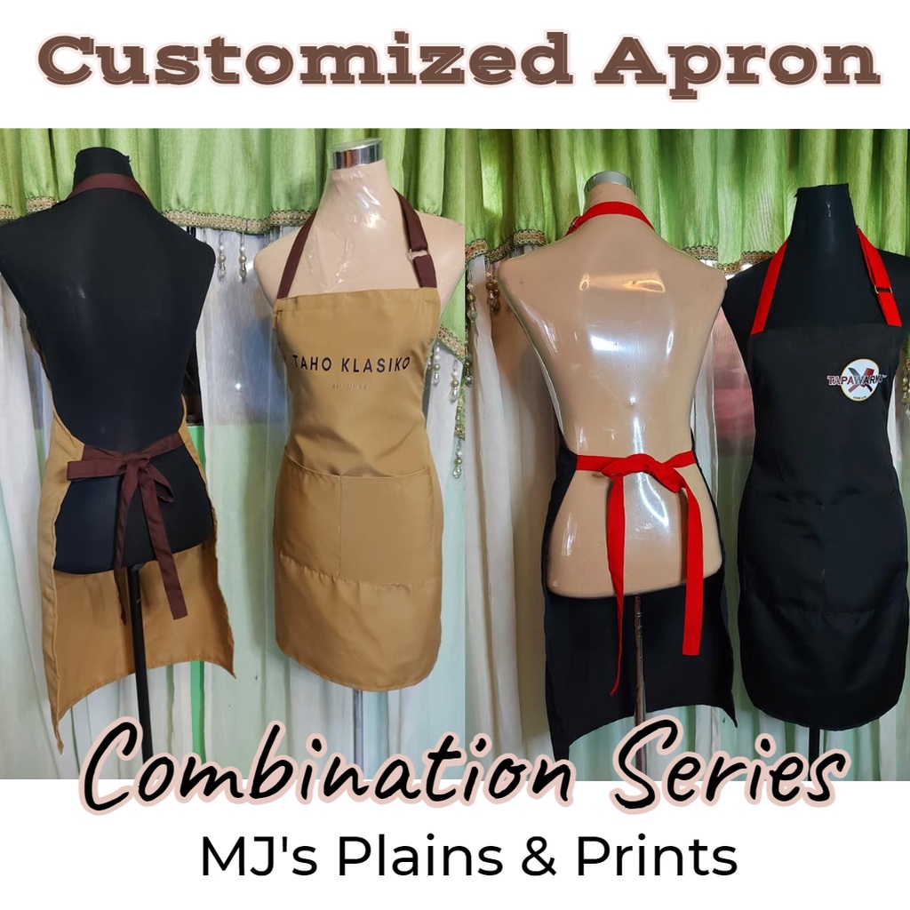 Apron Combination - Customized/Personalized | Shopee Philippines