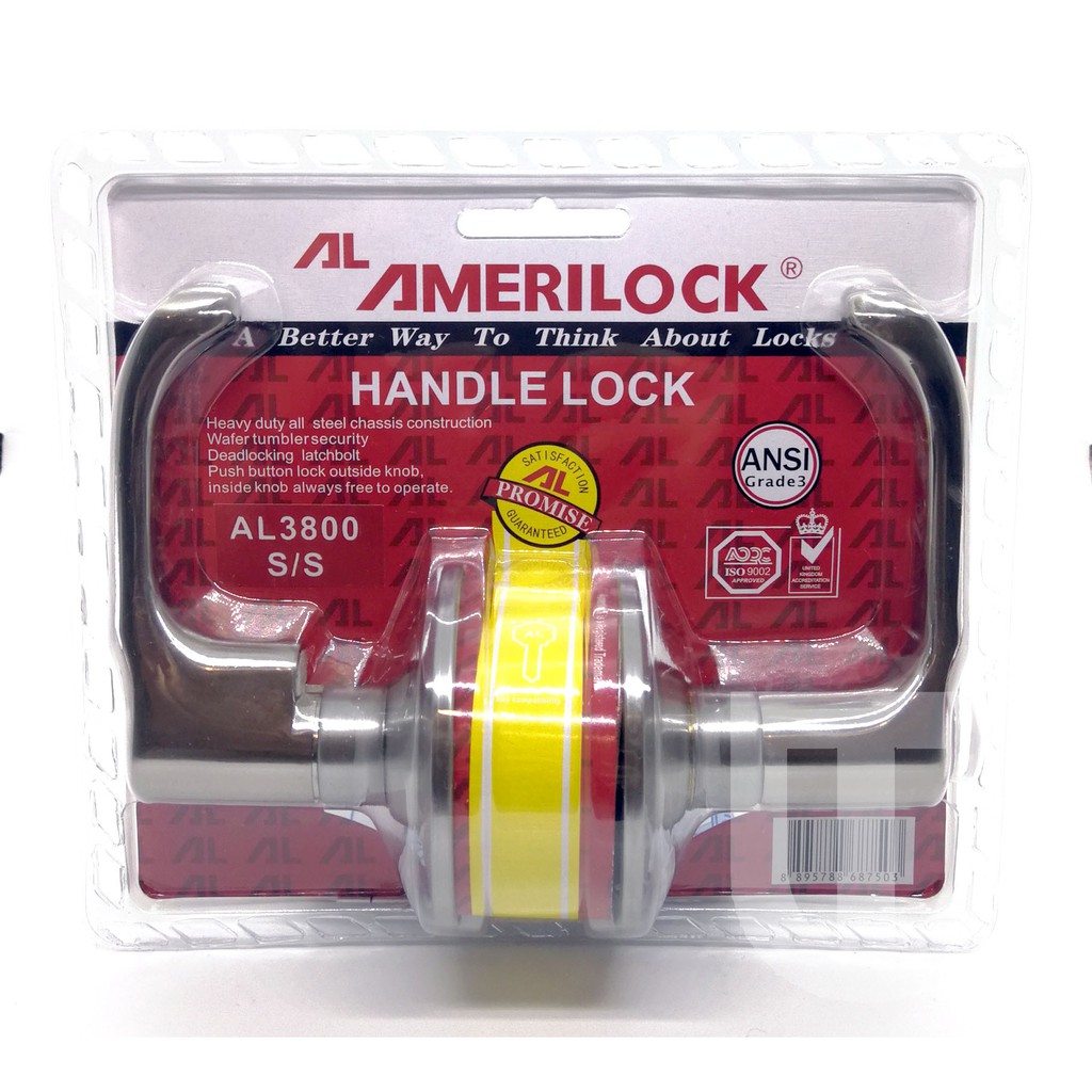 Amerilock Lever Type. AL3800 SS Handle Lock Stainless Steel | Shopee ...