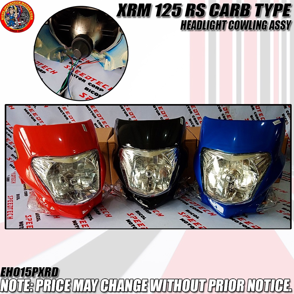 XRM 125 RS HEADLIGHT COWLING ASSY (EH015PXR) | Shopee Philippines