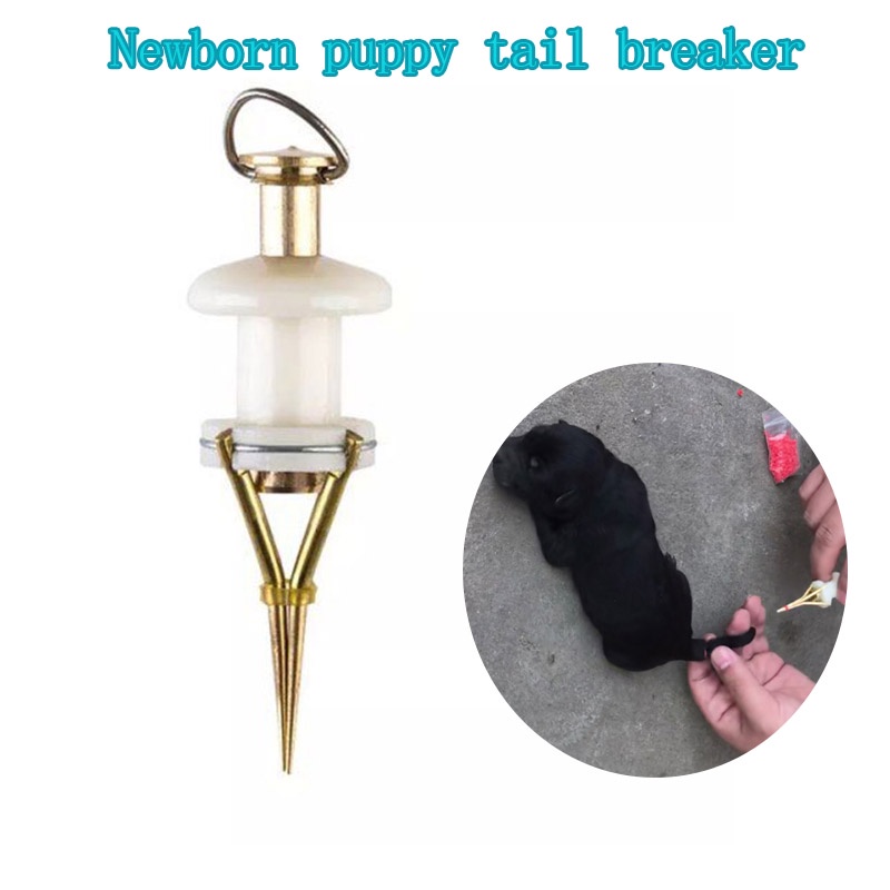 1 Set Pet Tail Cutter Docking Cutting Clip Plier Bloodless Rubber Ring ...