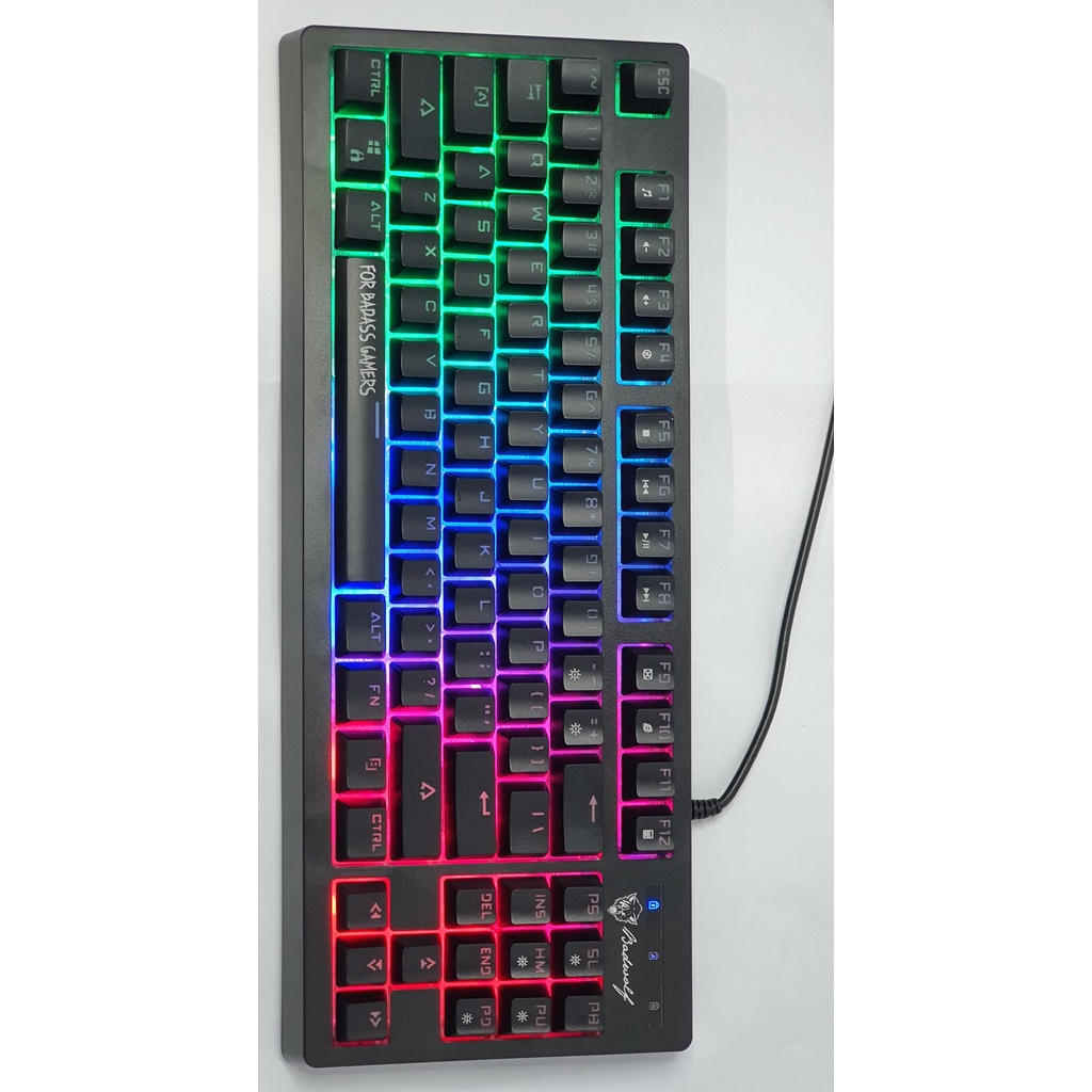 Badwolf 87 Keys Semi-Mechanical BK650 Tkl-Plunger Keyboard | Shopee ...