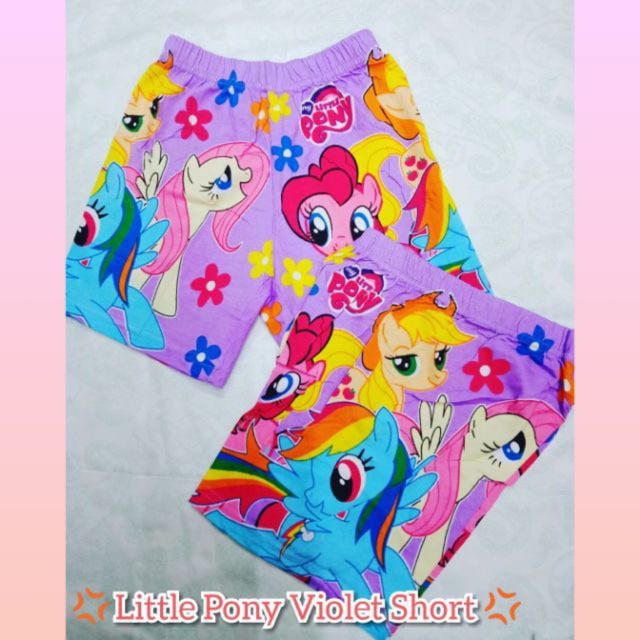 My little pony short for kids girls characters disney | Shopee Philippines