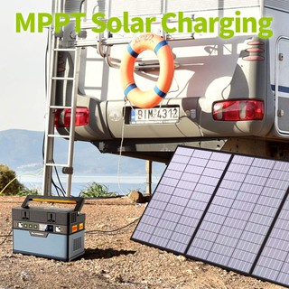 Allpowers Solar Generator 220V 700W 606Wh/164000mAh Power Station Pure ...