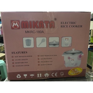 Mikata Electric Rice Cooker 1.8 Liters 10 Cups MKRC-180A | Shopee Philippines