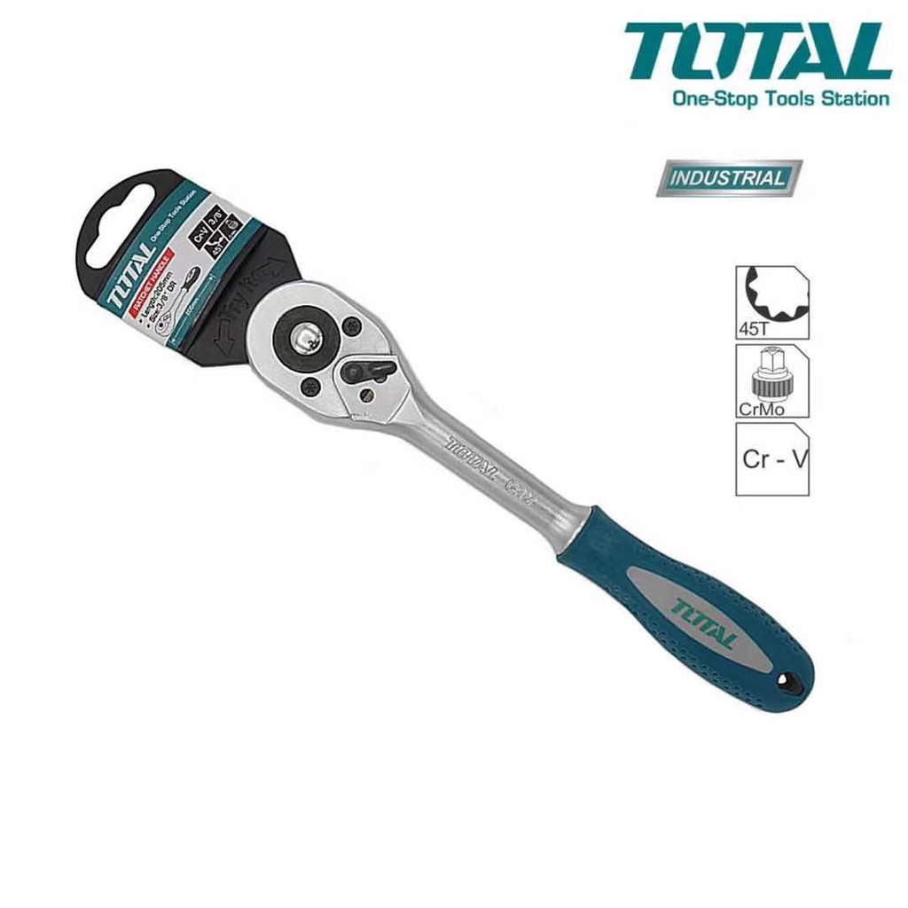 TOTAL TOOLS RATCHET WRENCH 1/4" THT106146 | Shopee Philippines