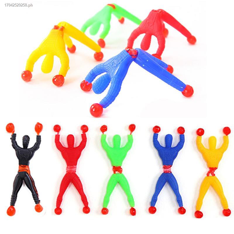 Anime toy Climbing Wall Spider-Man Toy Superman Sticky Decompression ...