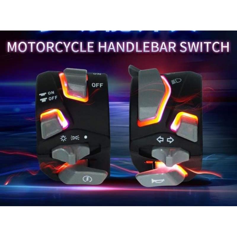 V3 Thai Switch/ Illuminated switch for Nmax, Honda Click, Aerox, ADV ...