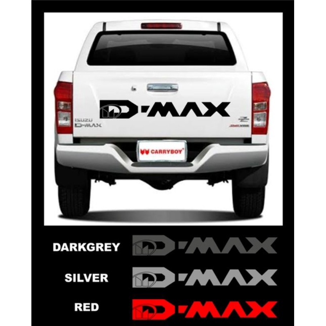 Isuzu Dmax Tailgate Sticker Decals 1pc | Shopee Philippines