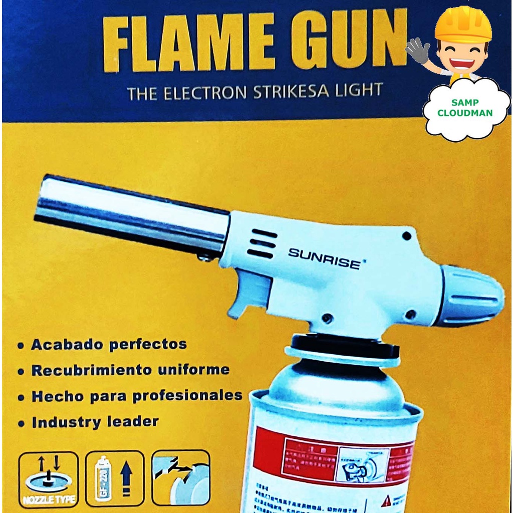 Flame Gun Multi-Purpose Torch One Touch Automatic Ignition Piezo ...