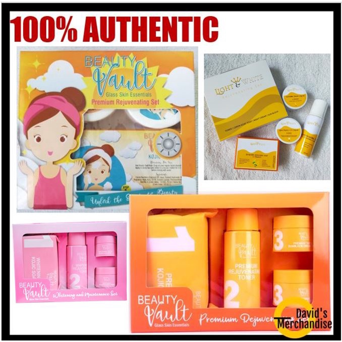 Beauty Vault Premium Rejuvenating Set & Whitening Maintenance Set ...
