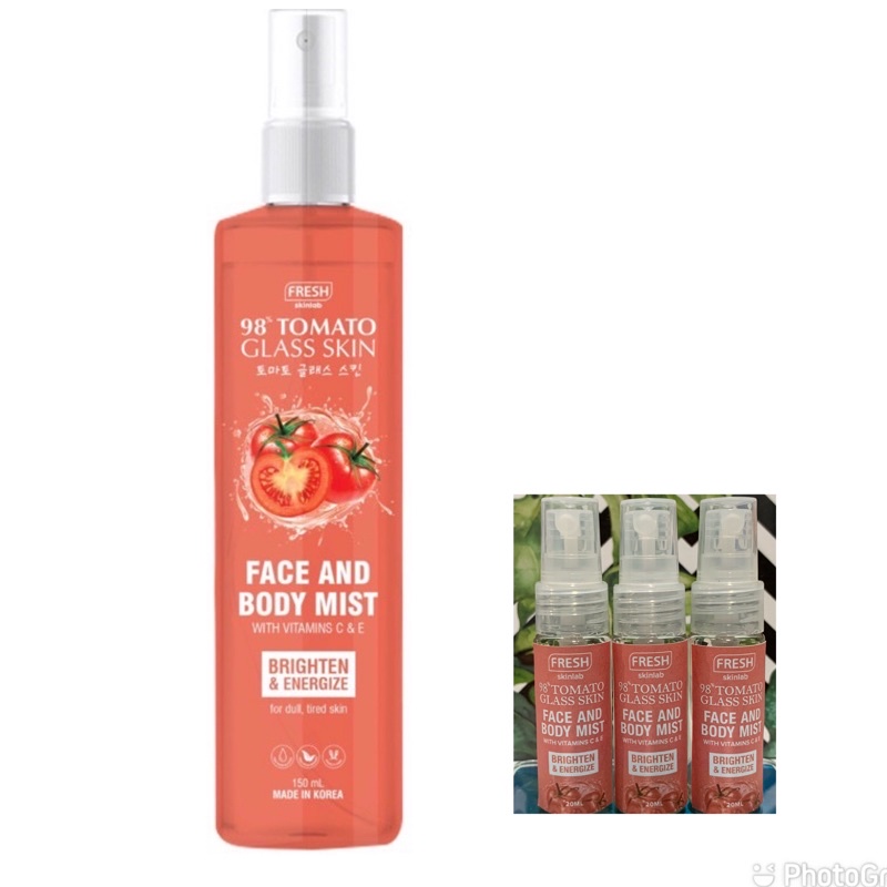 Fresh Skinlab Tomato Glass Skin Face and Body Mist | Shopee Philippines